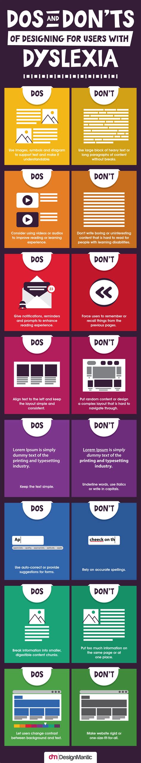 Design For Dyslexic Dos And Donts Designmantic The Design Shop