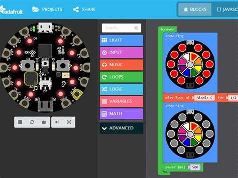 Makecode Para La Circuit Playground Express Adafruitlearningsystem Circuitplaygroundexpress