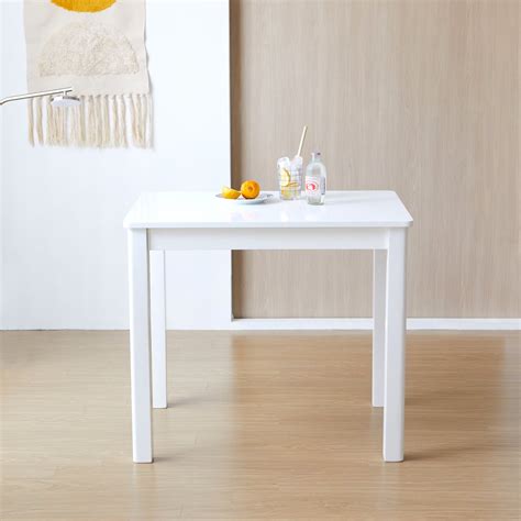 Livinia Cabin 335 Wooden Dining Tablesmall Rectangular Modern Farmhouse Solid Wood Kitchen