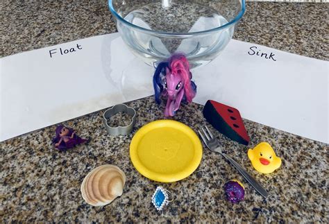 Float Or Sink Experiment Early Education Zone