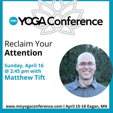 Minnesota Yoga Conference This Weekend Matthew Tift