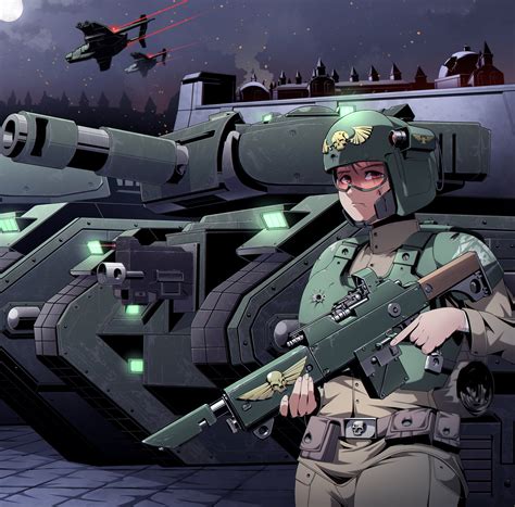 Astra Militarum Warhammer K Drawn By Supparat Ratangsu Danbooru