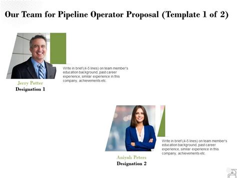 Our Team For Pipeline Operator Proposal Management Ppt PowerPoint Presentation Professional