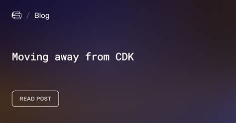 Moving Away From Cdk Sst