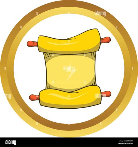 Ninja Scroll Vector Icon Cartoon Style Stock Vector Image And Art Alamy