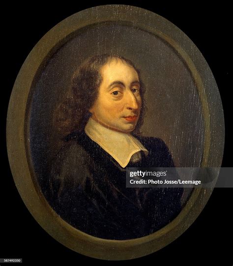 Portrait Of Blaise Pascal French Physicist Mathematician And News