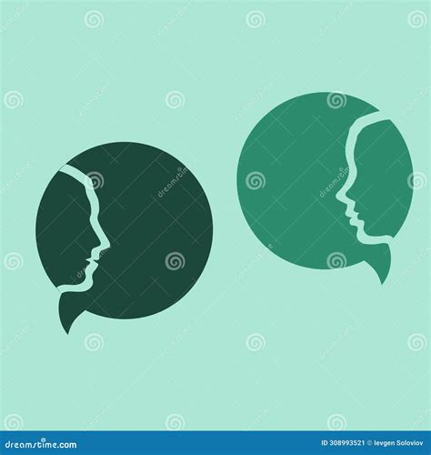 Man And Woman Speech Bubbles Stock Vector Illustration Of Symbol Girl