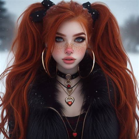 Redhead Goth Girl Real Readhead Version 3 By Agony Angel On Deviantart