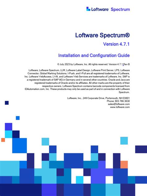 Loftware Spectrum Installation And Configuration Guide Pdf