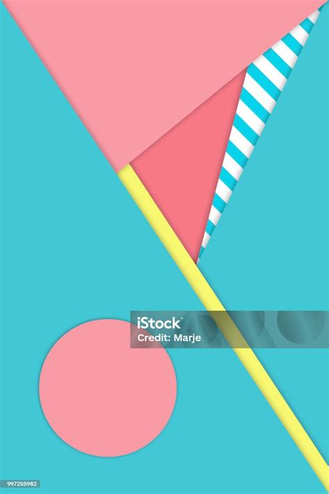 스트라이프 패턴 및 원형팝 아트 디자인 파스텔 아쿠아 핑크 옐로우 비치 색상으로 추상적인 배경 0명에 대한 스톡 사진 및 기타