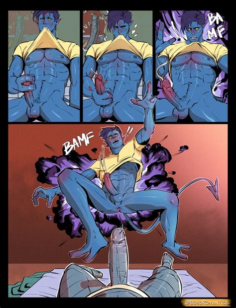 Rule 34 Bosoromantics Colossus Comic Gay Kurt Wagner Male Male Only