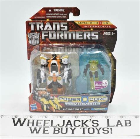 Leadfoot Power Core Combiners Transformers 2010 Hasbro Action Figure Mosc Wheeljacks Lab