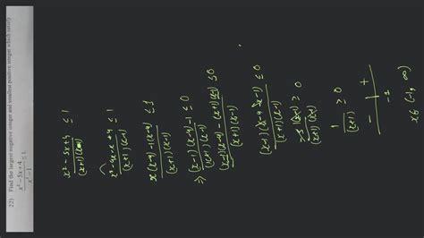 22 Find The Largest Negative Integer And Smallest Positive Integer Which