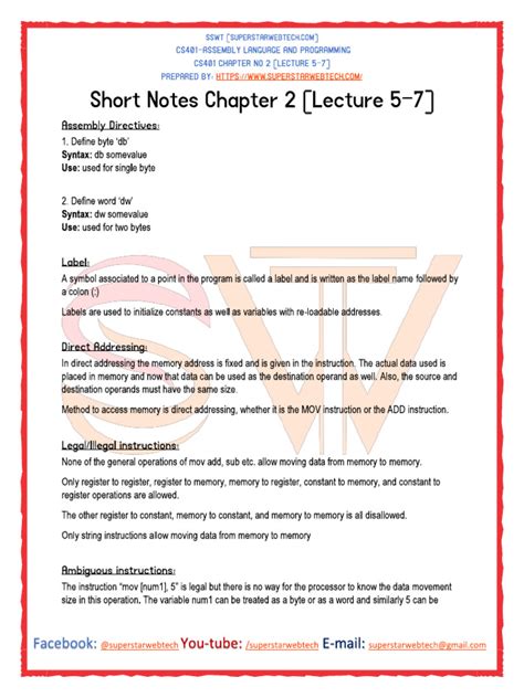 Cs401 Short Notes Ch 2 Pdf