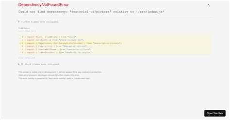 time picker forked codesandbox