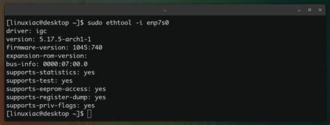 How To Set Ethernet Card Speed In Linux With Ethtool