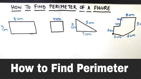 Perimeter Of Different Shapes