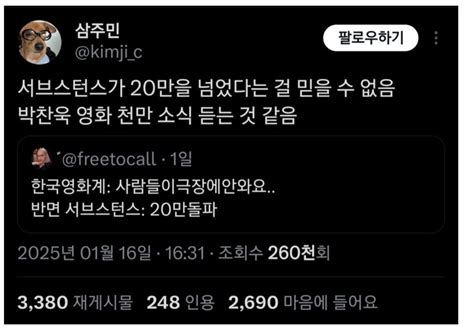 19금 바디 호러 영화 서브스턴스 국내 흥행 근황 포텐 터짐 최신순 에펨코리아