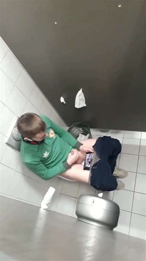 Toilet Spy Jerking In A Public Restroom Thisvid Com