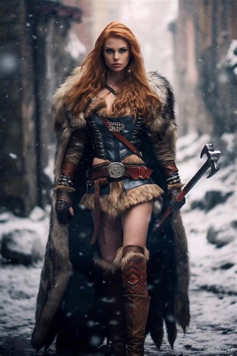 Warrior Outfit Warrior Girl Viking Warrior Woman Fantasy Female