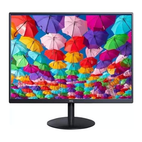 Monitor Led 17 Hdmi Ajuste De Ângulo 75hz Hq 17shq Led Cor Preto 110v220v Shopee Brasil
