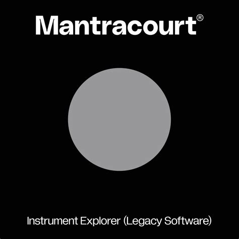 Instrument Explorer Legacy Software Mantracourt