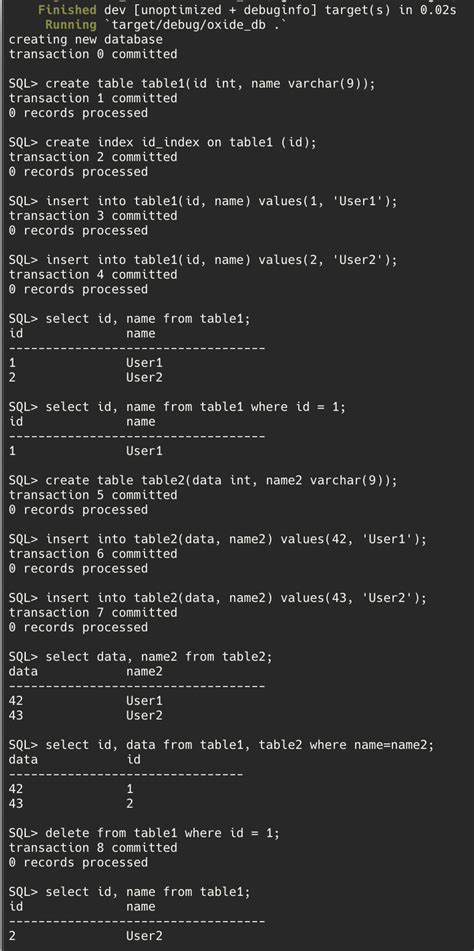 Achievements Reflections And Learnings From Building A Relational Database In Rust