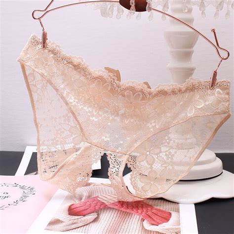Culotte Ouverte En Dentelle Pour Femmes Sous Vêtements Sans Entrejambe
