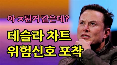 테슬라 주가 프리장부터 불안한 이유 차트 분위기 펀더멘털 모두 하방 엔비디아에게 넘어간 주도권 Youtube