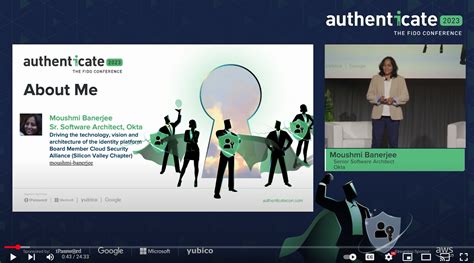 Authenticate 2023 Enhancing User Experience And Security With Fido