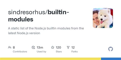 GitHub Sindresorhus Builtin Modules A Static List Of The Node Js
