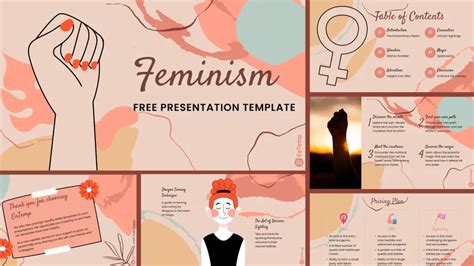 Feminism PPT Presentation Template Free PowerPoint Templates Google Slides Figma Deck An