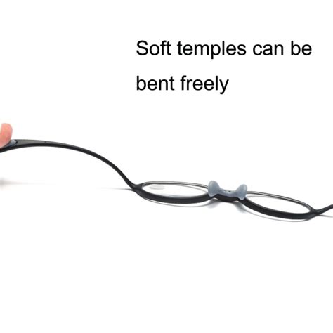 휴대용 돋보기 노안 안경 실리콘 안티 블루 라이트 독서 안경 정도 350 밝은 회색