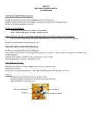 BIOL 110 Practical 1 Study Guide Pdf BIOL 110 Study Guide Practical 1 Labs 1 6 Dr Jennifer