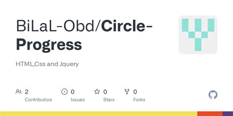 GitHub BiLaL Obd Circle Progress HTML Css And Jquery