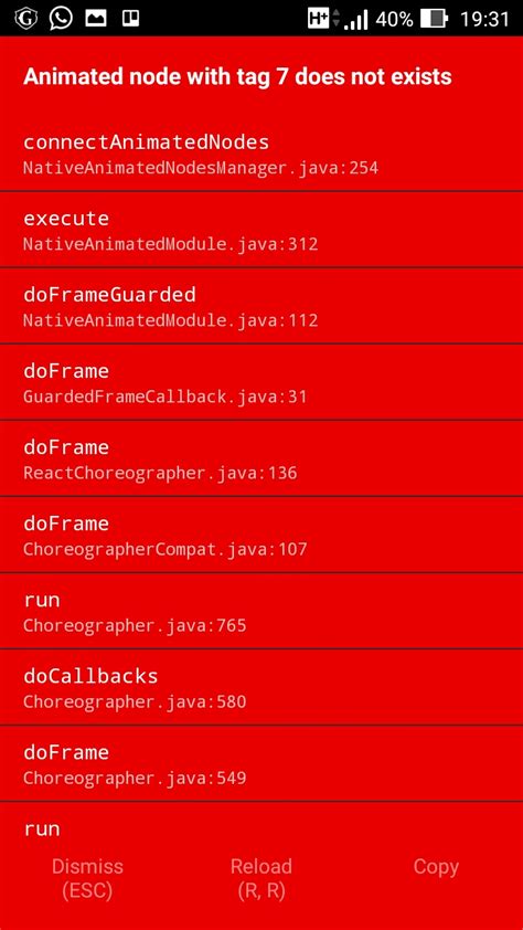 React Native Animated Node Error Stack Overflow