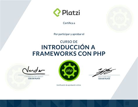 Curso De Introducción A Frameworks De Php Platzi