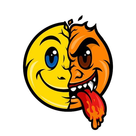 Evil Smiley Face Emoticon