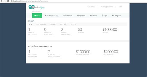 Sistema De Inventario Con Php Biodescargas