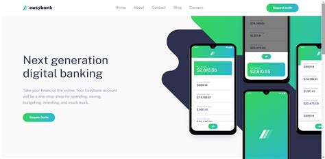 Github Liyannguyeneasybank A Modern Bank Landing Page Featuring