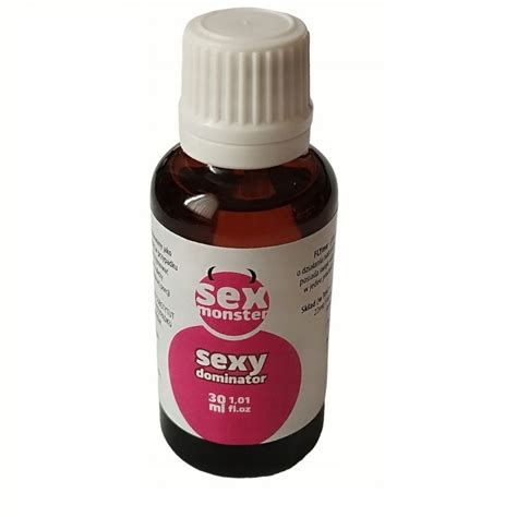 Mocne Krople HiszpaŃska Mucha Sex Monster Sexy Dominator 30ml RozkŁada Nogi 8595682918269