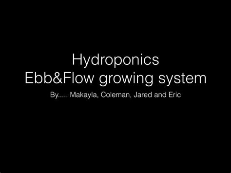 Pdf Ebb And Flow Hydroponic System Dokumentips