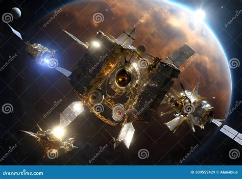 Satellites Orbiting In Space Captured Through Astrophotography With
