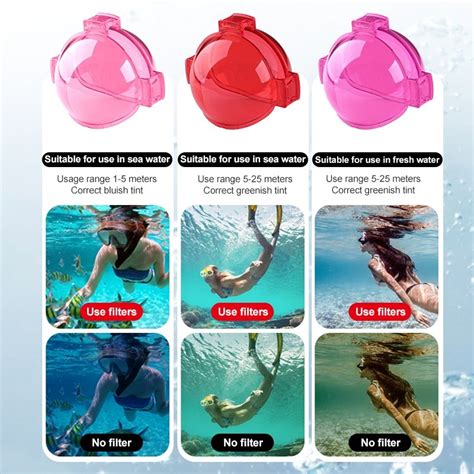 For Insta X Housing Diving Color Lens Filter Red Alexnld Com