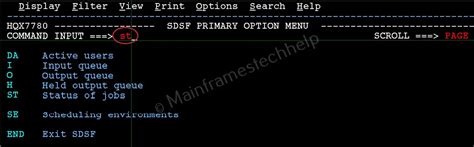 Sdsf Viewing Job Output
