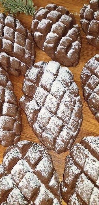 Печенье под Новый год «Снежные сосновые шишки уже на моём канале заходите⬆️ печенье Youtube