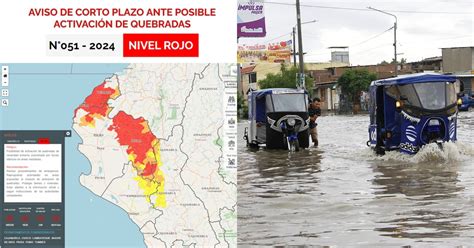 Lluvias En Perú En Vivo Costa Norte Senamhi Pronostico Inundaciones