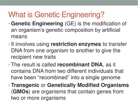 Ppt Notes Genetic Engineering Powerpoint Presentation Free Download Id3551763