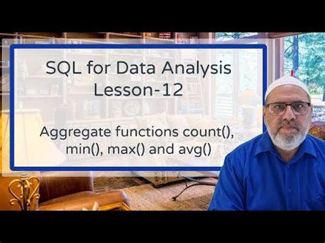 SQL For Data Analysis Lesson 12 Aggregate Functions In SQL Count