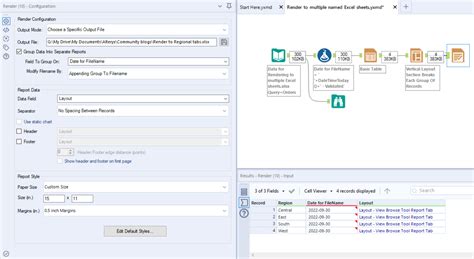 How To Render To Multiple Named Excel Sheets Alteryx Community